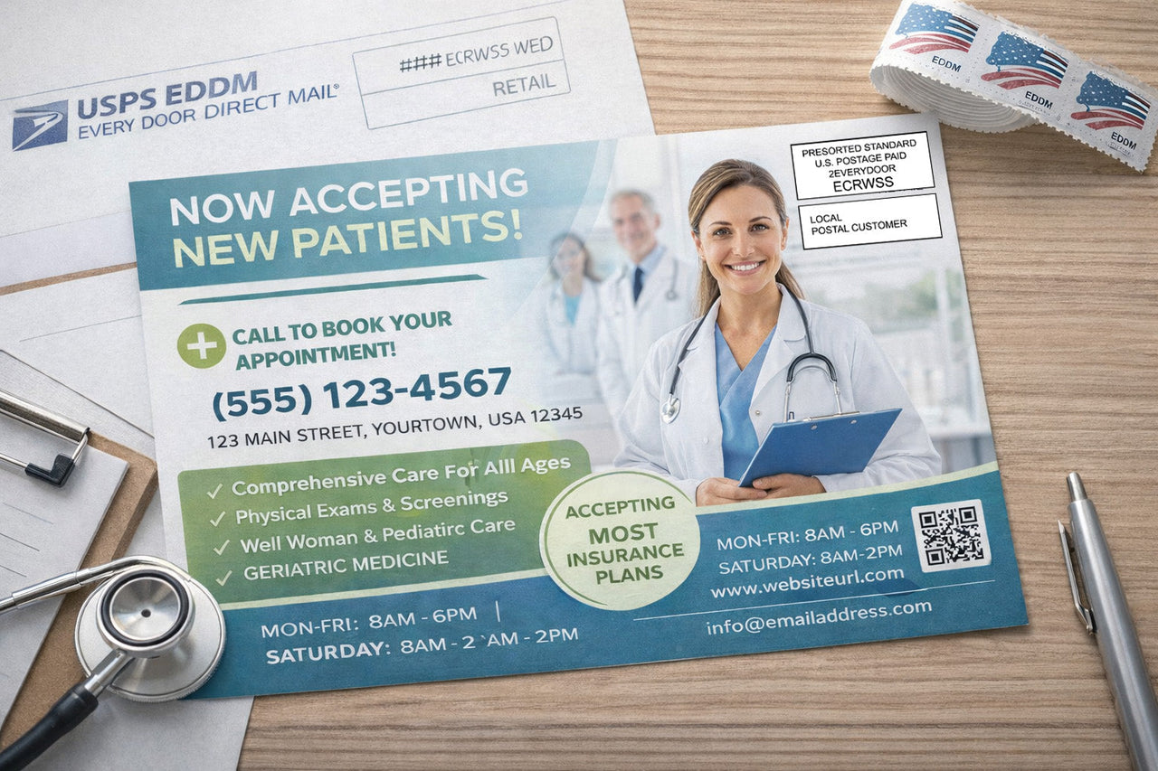 EDDM Postcards for Doctors: How Medical Clinics Attract Local Patients ...