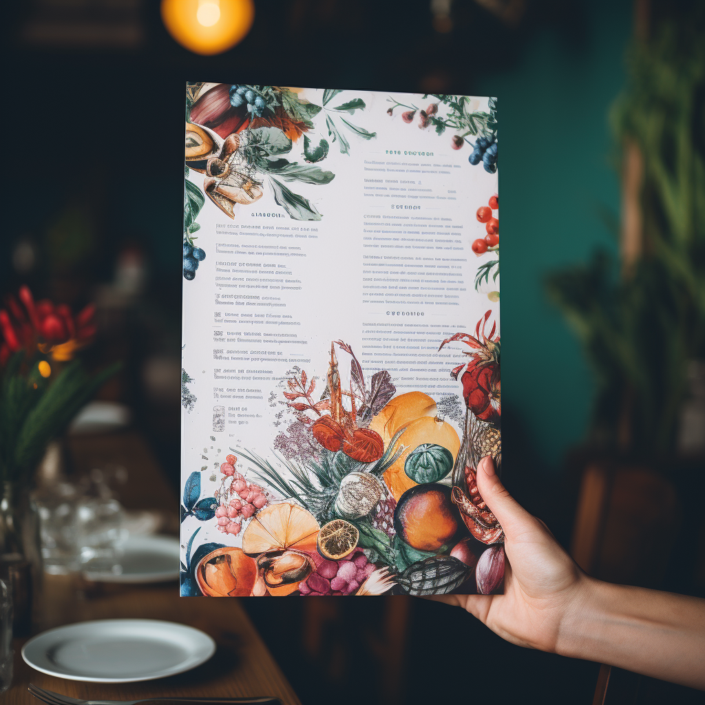 Menu Printing • Print Menus for a Restaurant in 24Hrs + FREE Shipping ...
