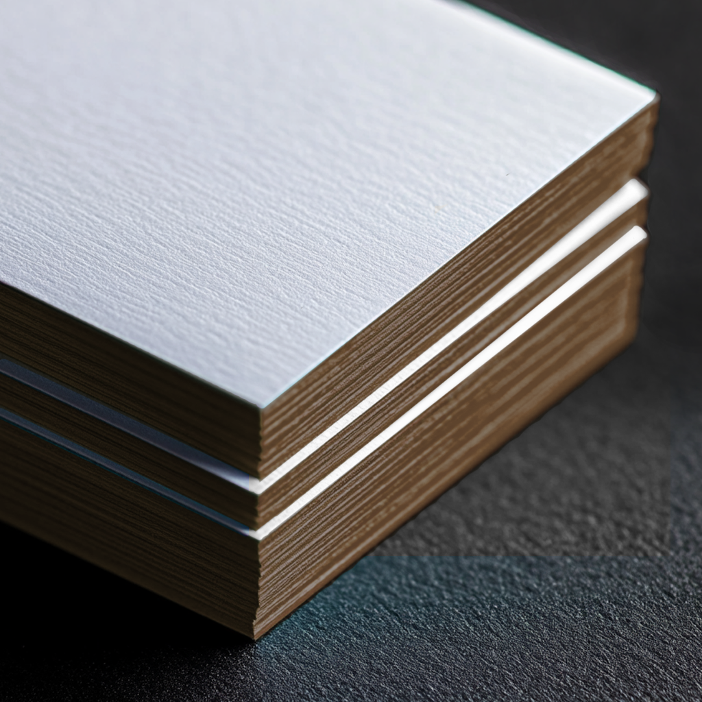 Brown Painted Edge Business Cards • 32pt Cardstock Thickness ...